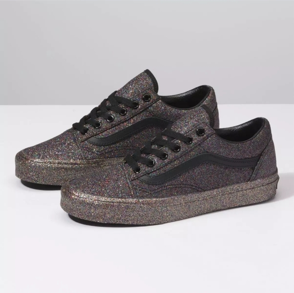 Vans | Shoes | Funky Fresh Glitter Old Skool Vans | Poshmark